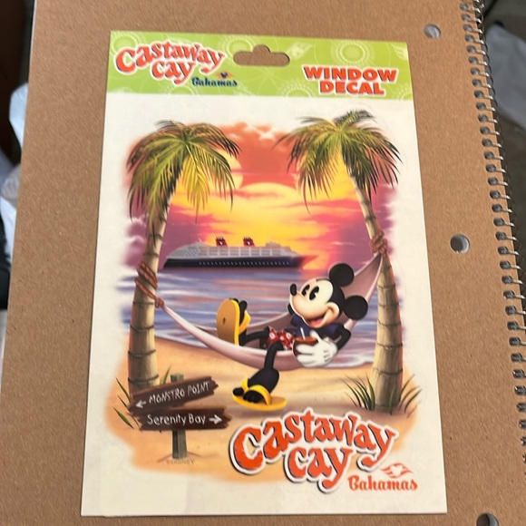 Disney | Other | Disney Castaway Cay Window Decal | Poshmark